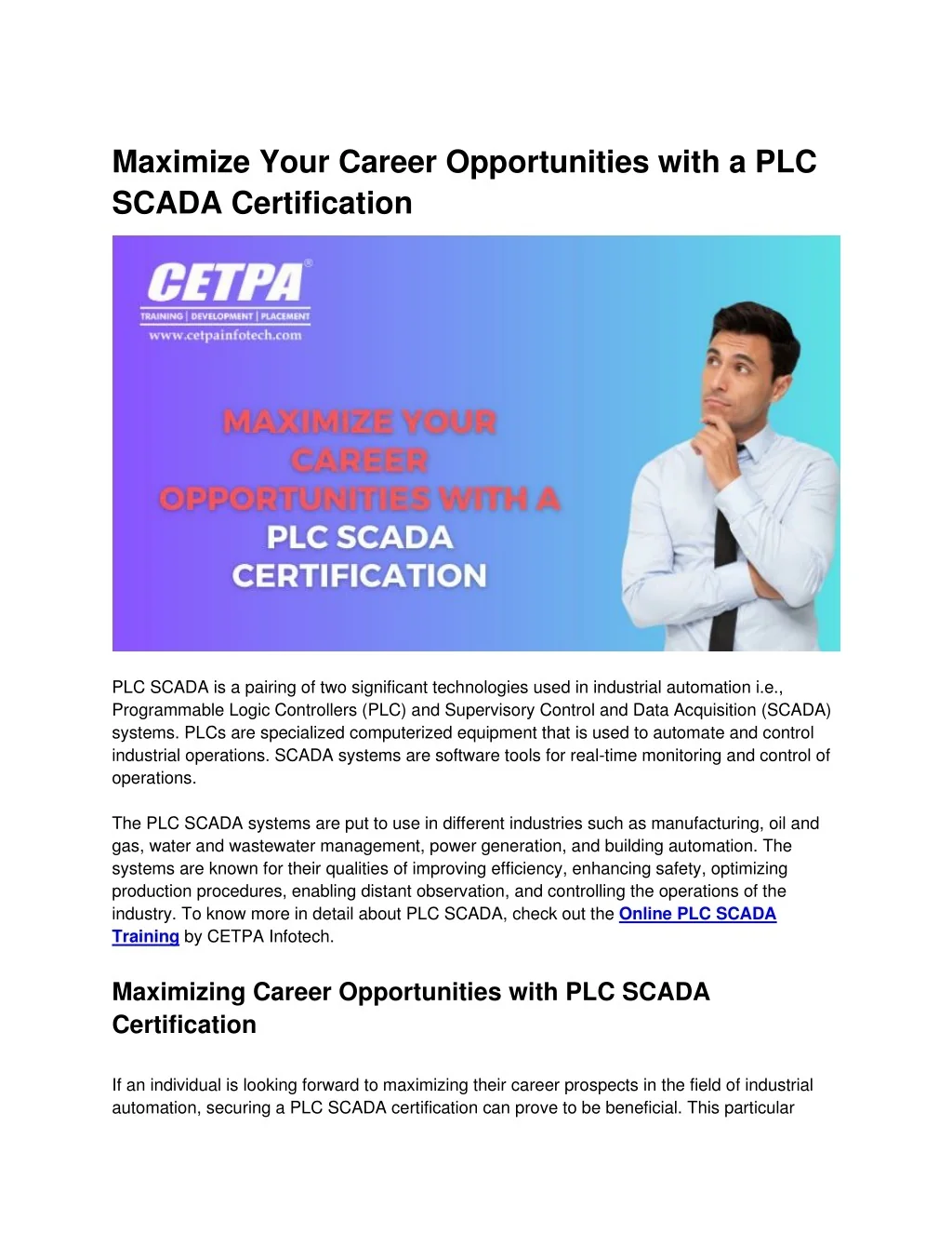 PPT - Maximize Your Career Opportunities with a PLC SCADA Certification PowerPoint Presentation ...
