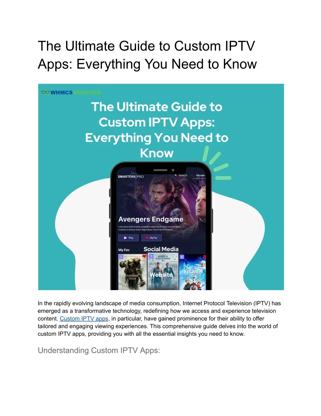 PPT - The Ultimate Guide to Custom IPTV Apps_ Everything You Need to Know PowerPoint ...