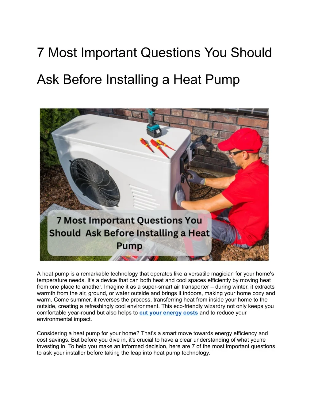 PPT - 7 Most Important Questions You Should Ask Before Installing a ...