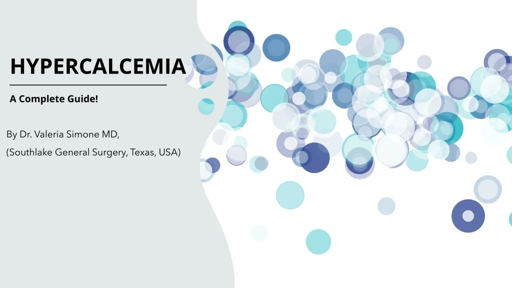 PPT - Hypercalcemia - A Complete Guide PowerPoint Presentation, free ...