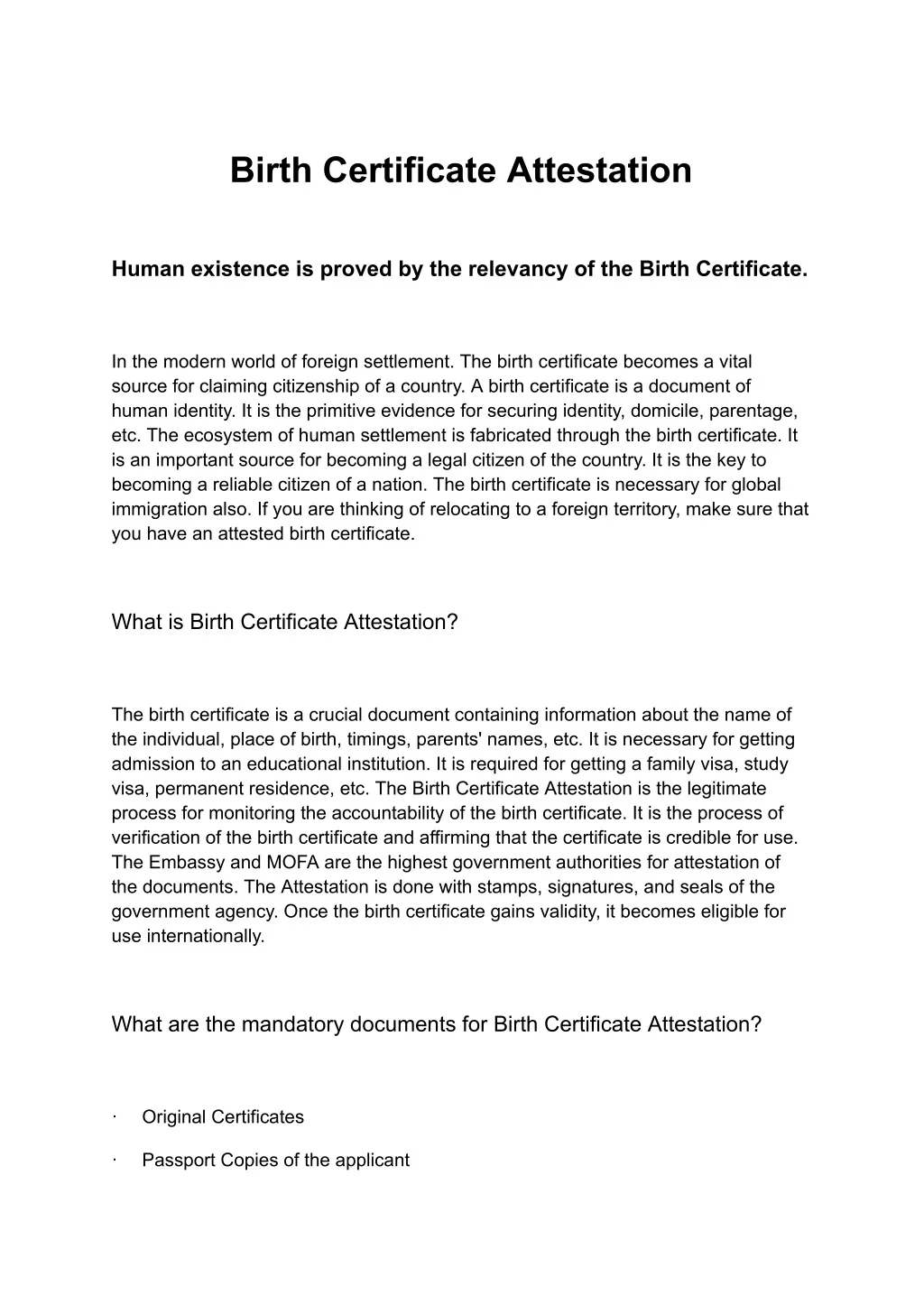 PPT - Birth Certificate Attestation PowerPoint Presentation, free ...