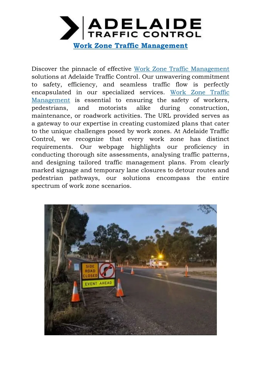 PPT - Work Zone Traffic Management PowerPoint Presentation, free ...