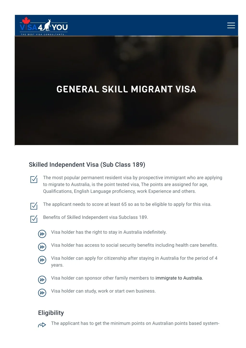 PPT - General Skill Migrant Visa PowerPoint Presentation, free download ...