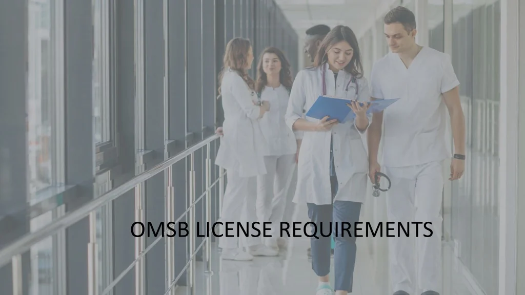 PPT - OMSB License Requirements PowerPoint Presentation, free download ...