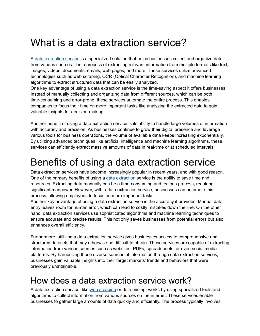 PPT - What is a data extraction service PowerPoint Presentation, free ...