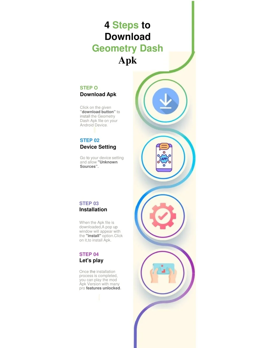 PPT - geometry dash apk infographics PowerPoint Presentation, free ...