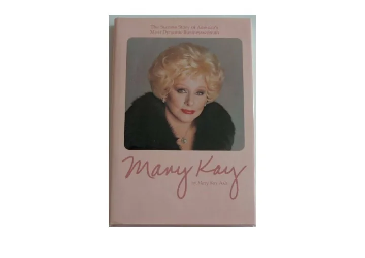 PPT - PDF read online Mary Kay full PowerPoint Presentation, free ...