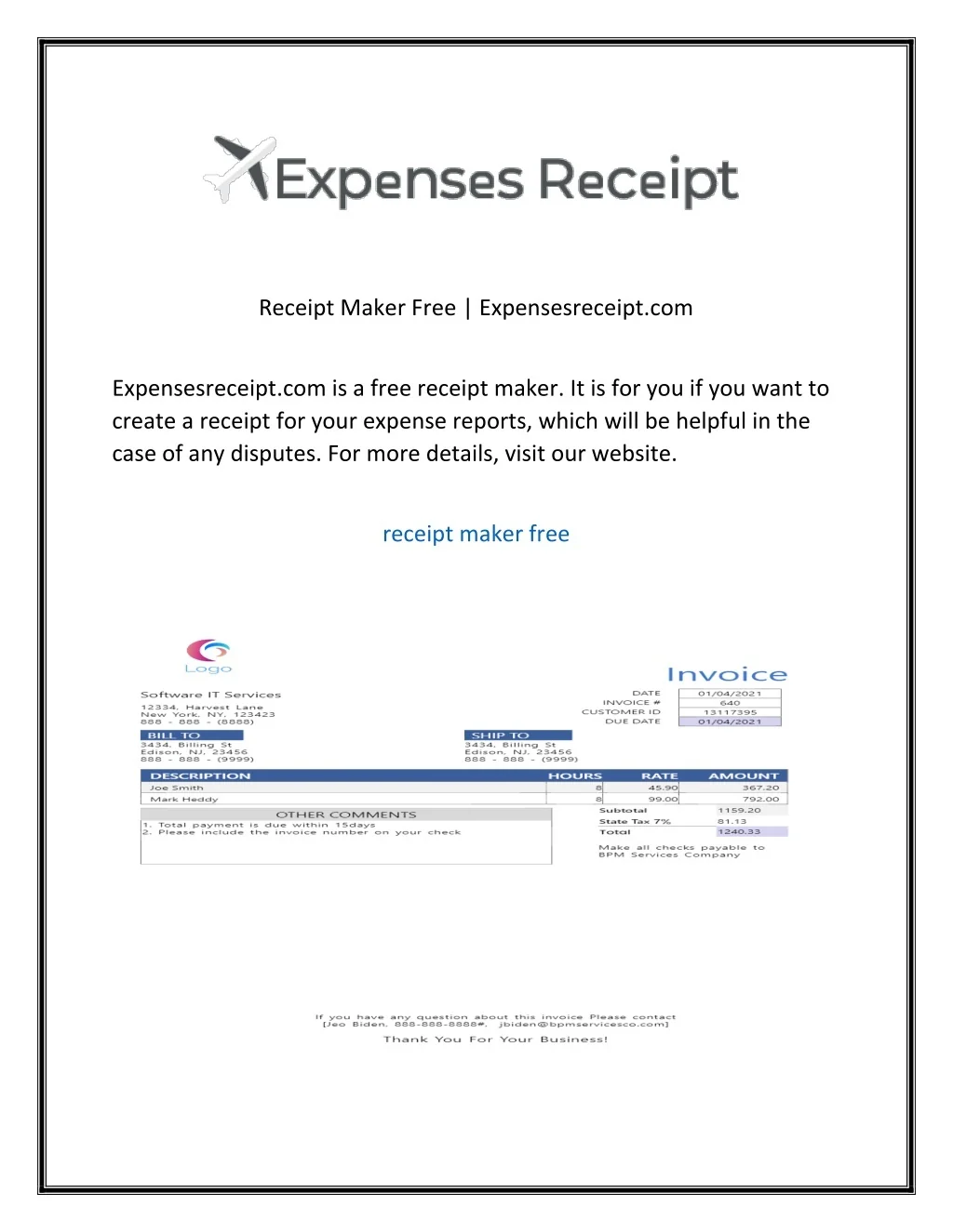PPT - Receipt Maker Free Expensesreceipt PowerPoint Presentation, free ...