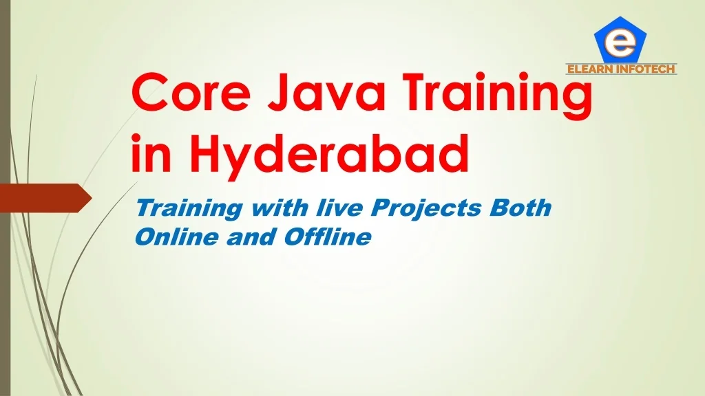 PPT - Core Java Training in Hyderabad PowerPoint Presentation, free download - ID:12476375