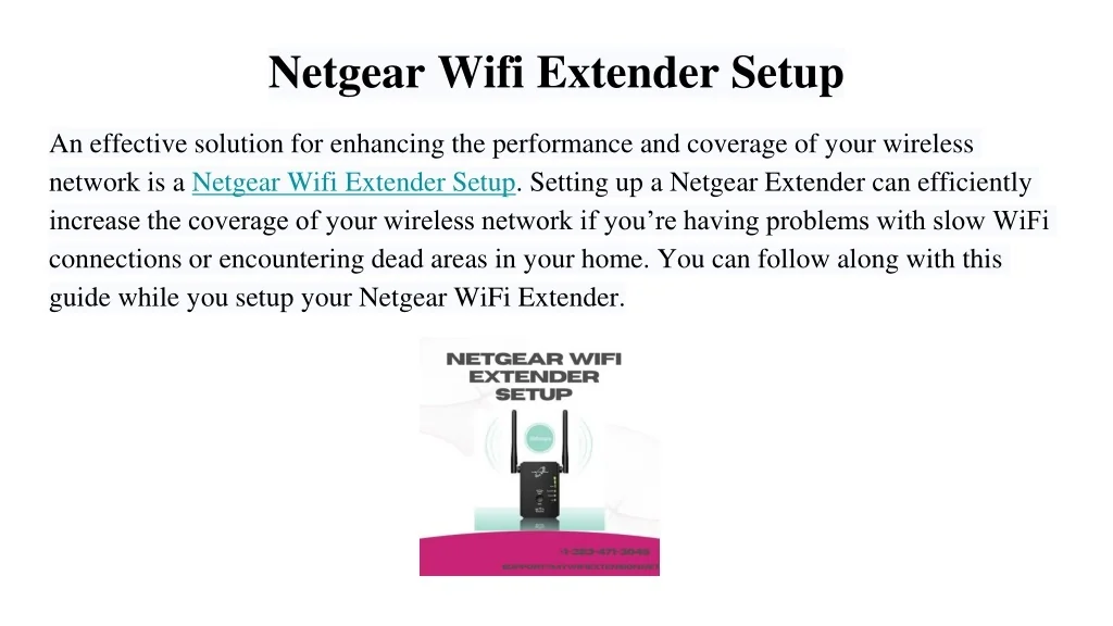PPT - Netgear Wifi Extender Setup PowerPoint Presentation, free ...