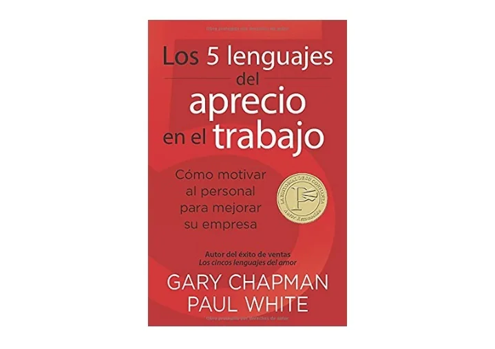 PPT - PDF read online Los 5 lenguajes del aprecio en el trabajo Cómo ...