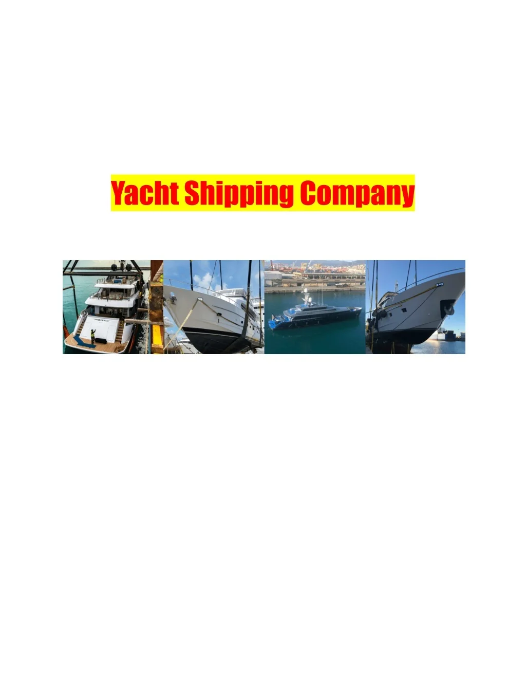 PPT - Yacht Shipping Company PowerPoint Presentation, free download ...