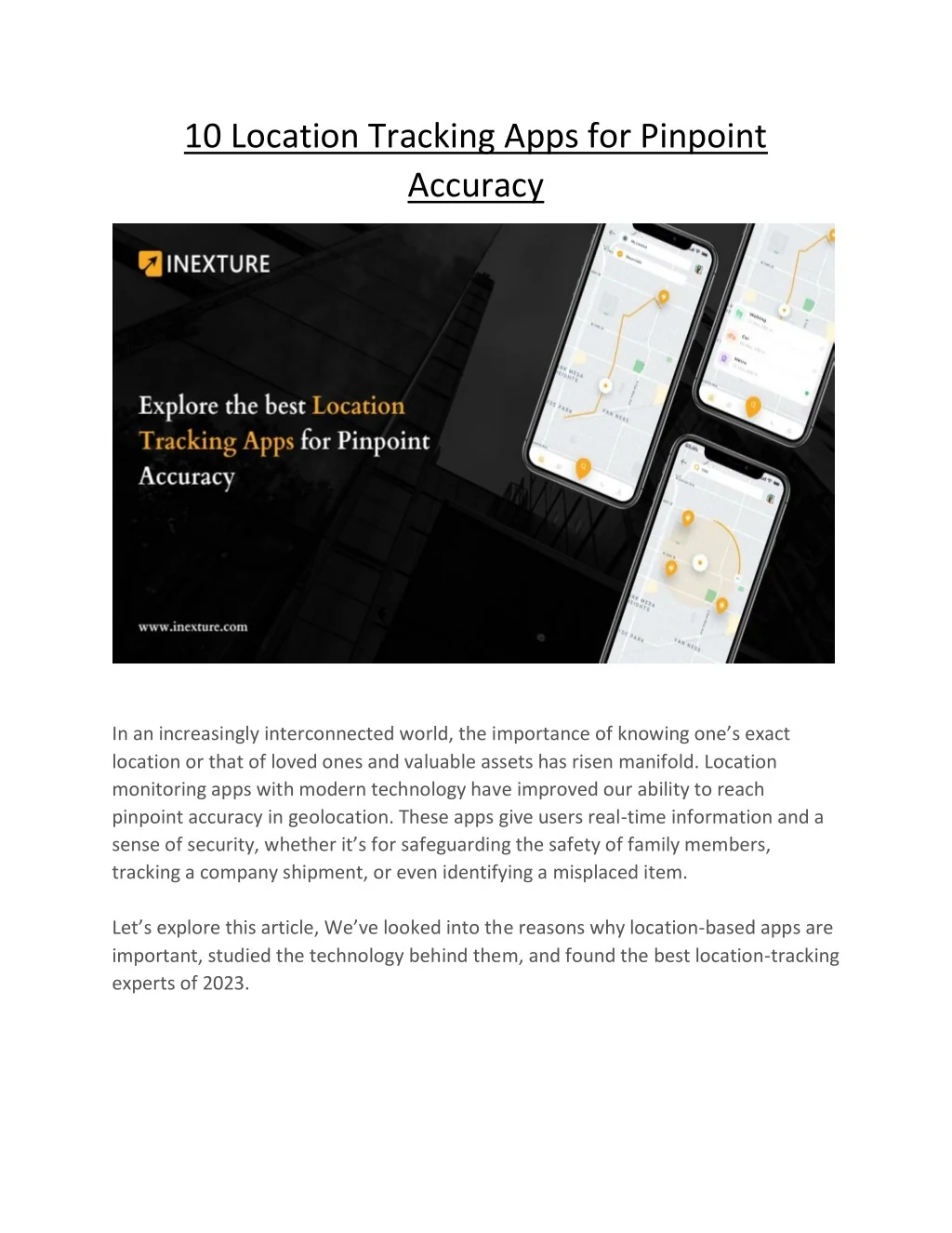 PPT - 10 Location Tracking Apps for Pinpoint Accuracy PowerPoint ...