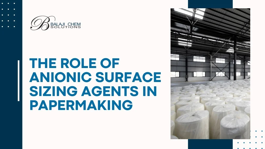 PPT - Maximizing Paper Strength With Anionic Surface Sizing Agents ...