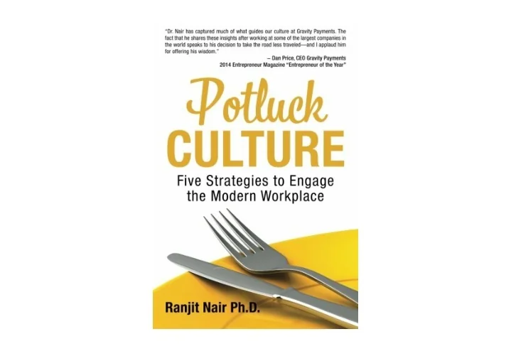 PPT - Ebook download Potluck Culture Five Strategies to Engage the ...