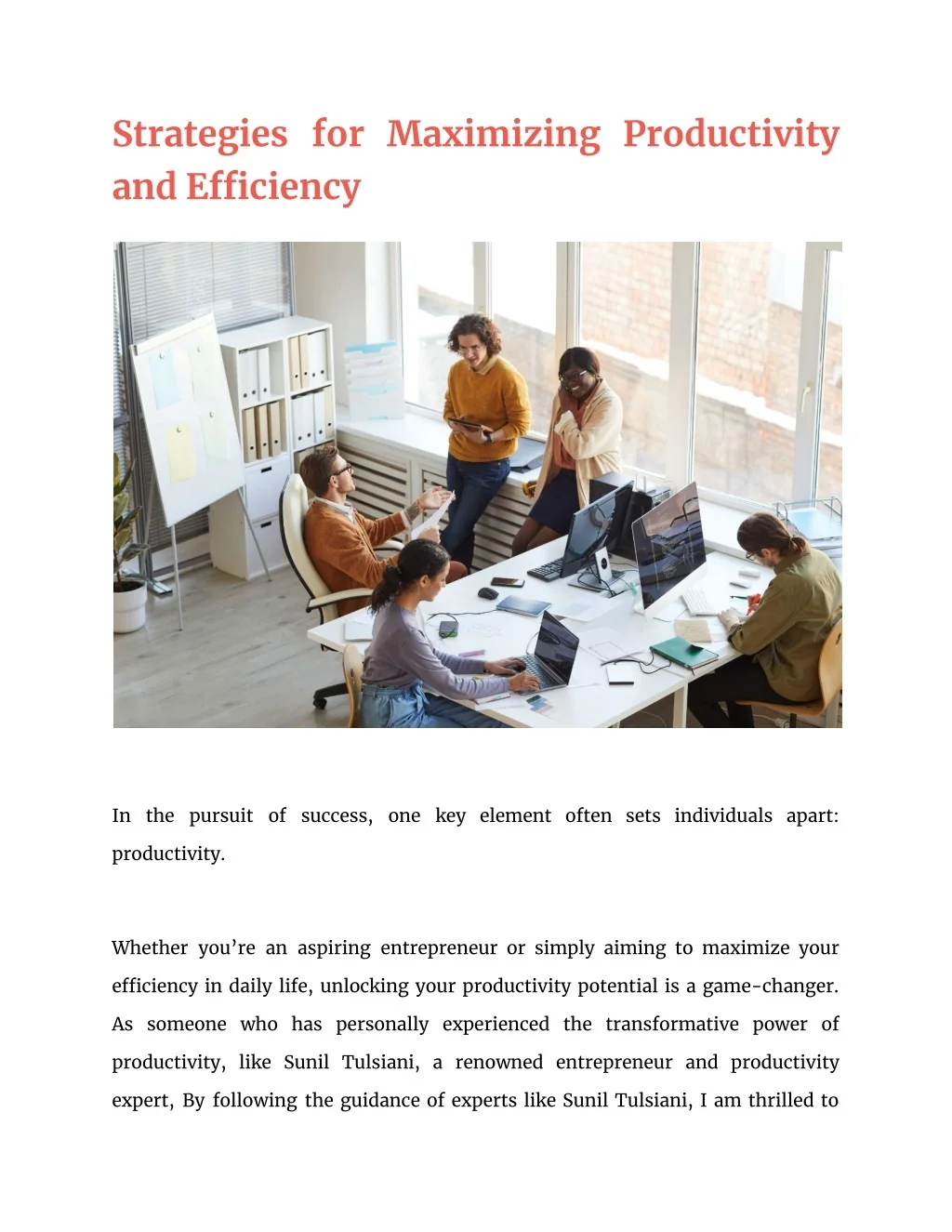 PPT - Strategies for Maximizing Productivity and Efficiency PowerPoint ...