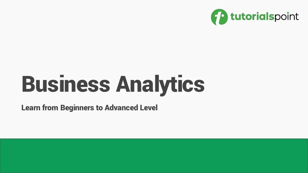 PPT - Business Analytics Presentation PowerPoint Presentation, free ...