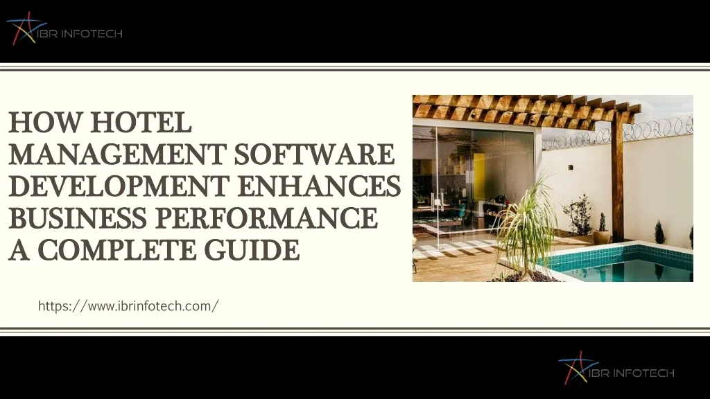 PPT - How Hotel Management Software Development Enhances Business ...