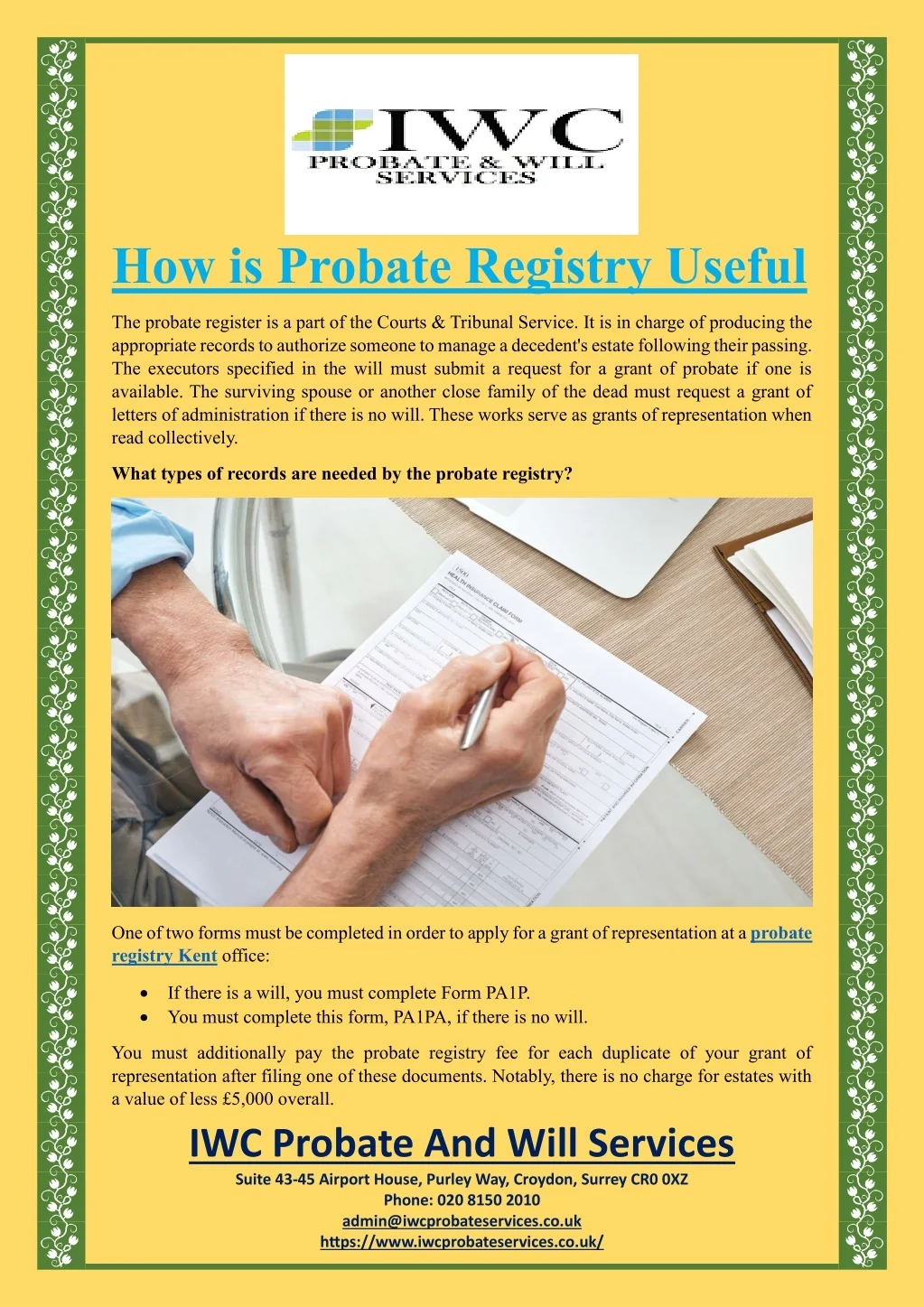 PPT - How is Probate Registry Useful PowerPoint Presentation, free ...