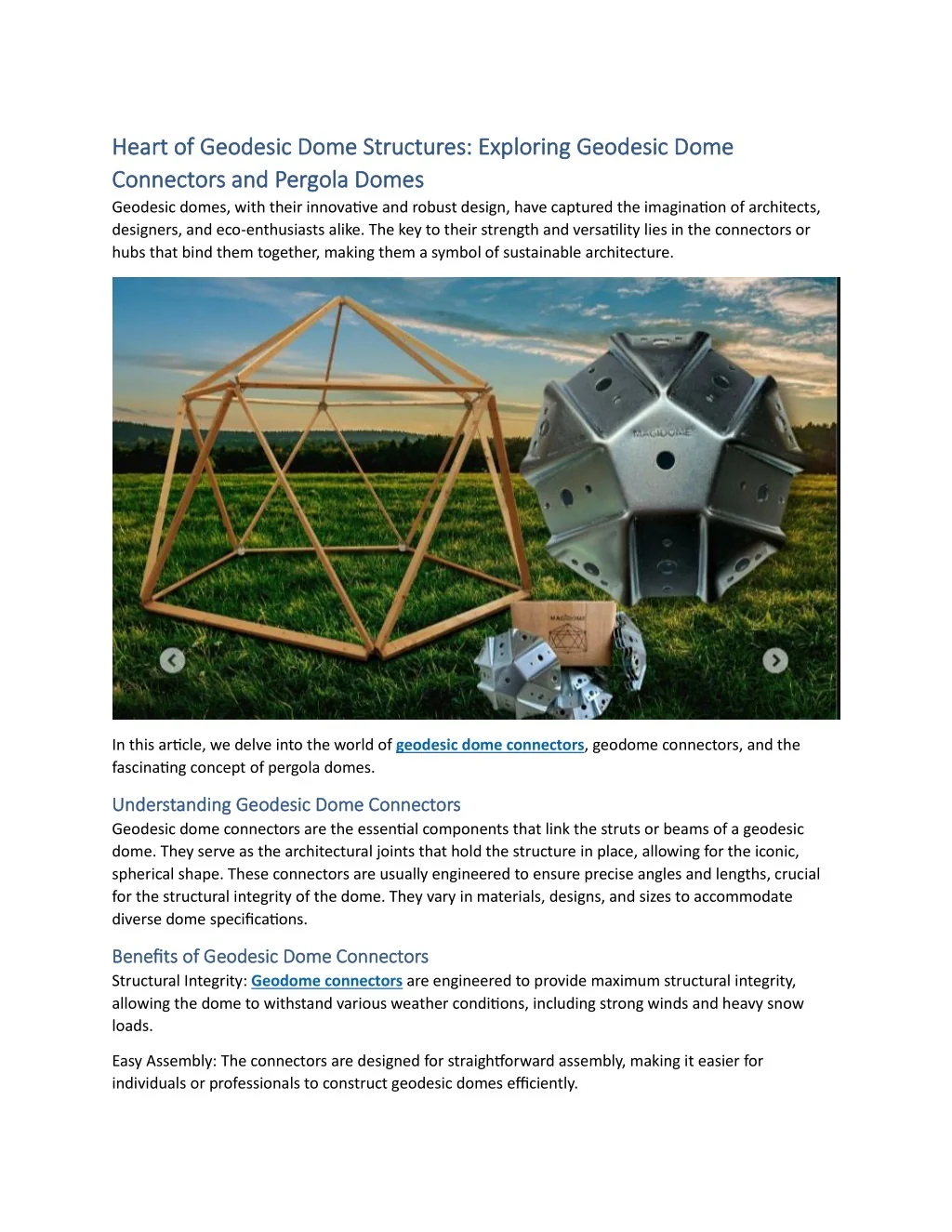 PPT - Heart of Geodesic Dome Structures Exploring Geodesic Dome ...