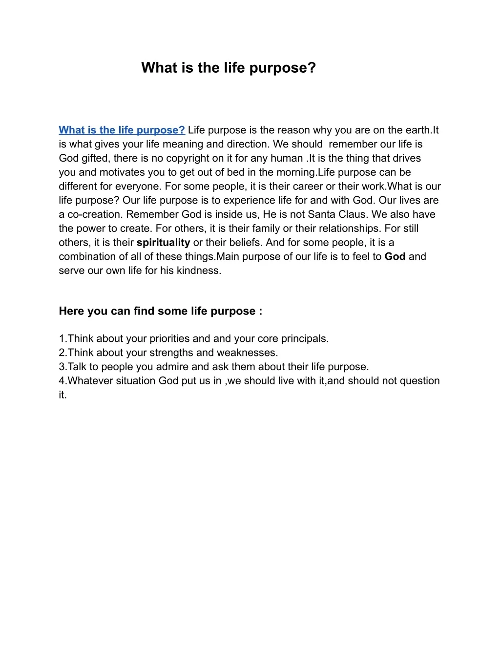 PPT - What is the life purpose PowerPoint Presentation, free download ...