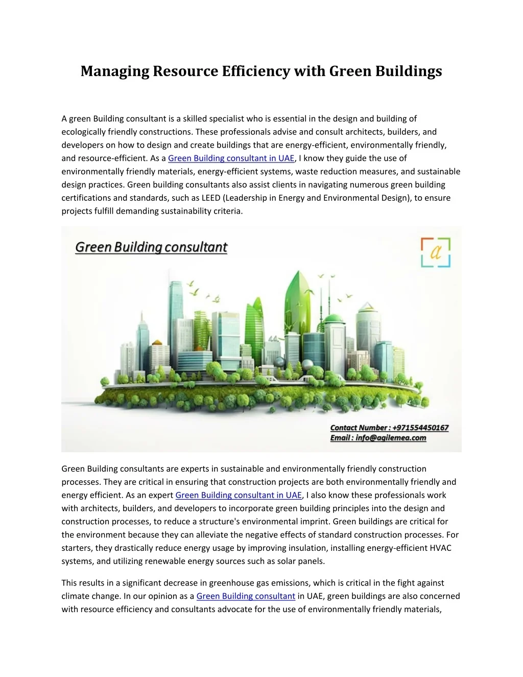 PPT - Managing Resource Efficiency with Green Buildings PowerPoint ...