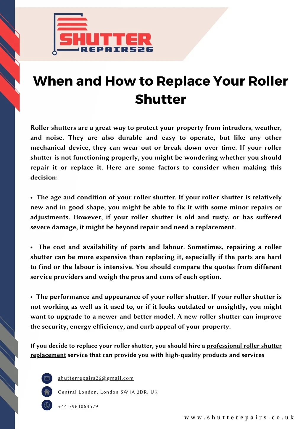 PPT - When and How to Replace Your Roller Shutter PowerPoint ...