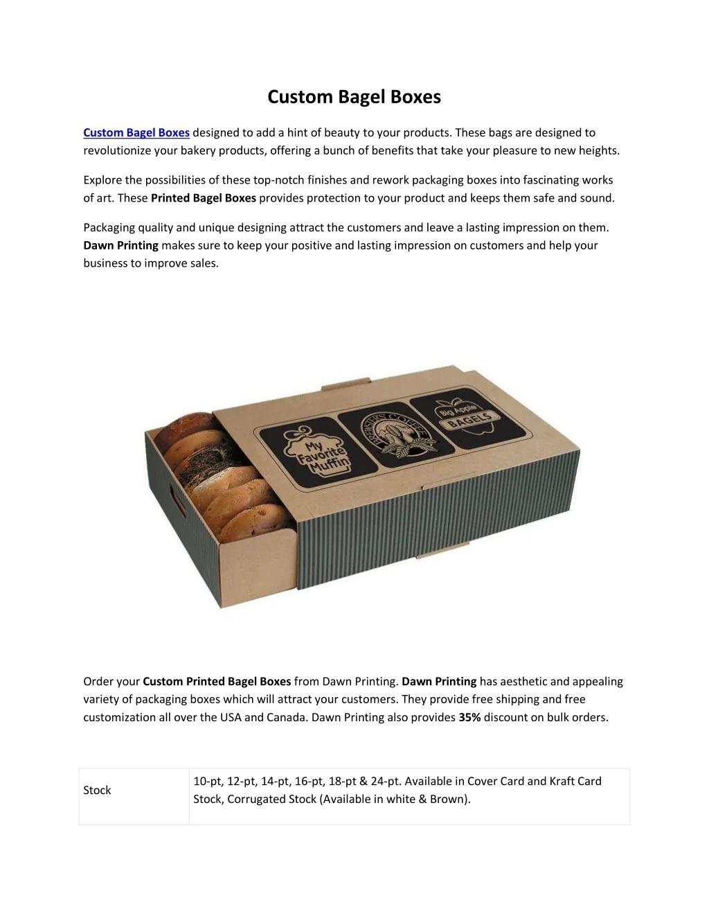 PPT - Custom Bagel Boxes PowerPoint Presentation, free download - ID ...