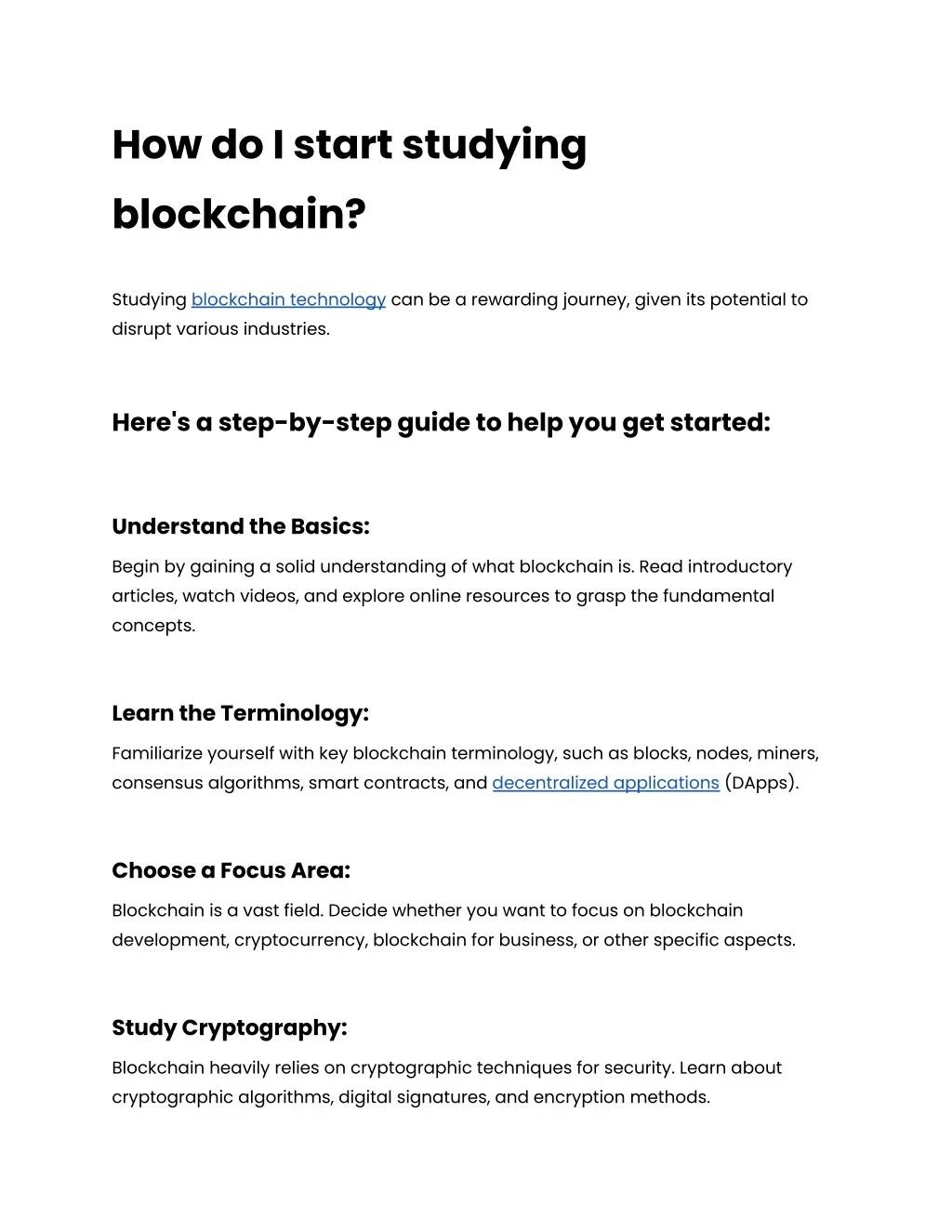 PPT - How do I start studying blockchain_ PowerPoint Presentation, free ...