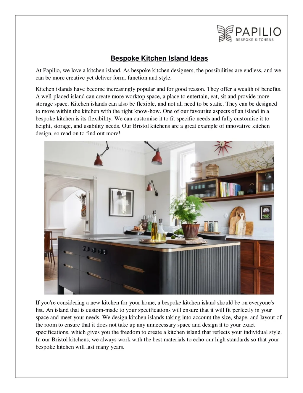 PPT - Bespoke Kitchen Island Ideas PowerPoint Presentation, free ...