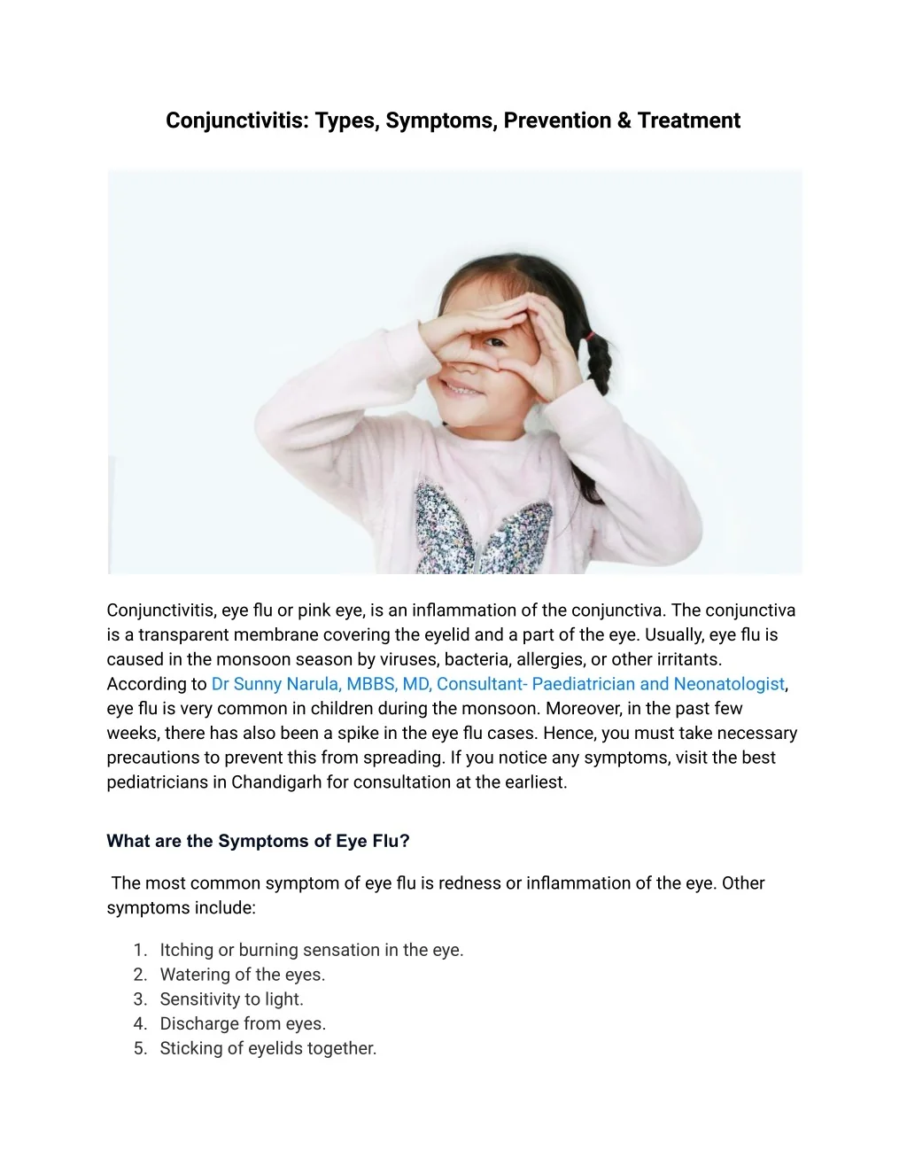 PPT - Conjunctivitis_ Types, Symptoms, Prevention & Treatment ...
