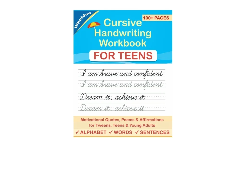 PPT - Download Cursive Handwriting Workbook for Teens A cursive writing ...