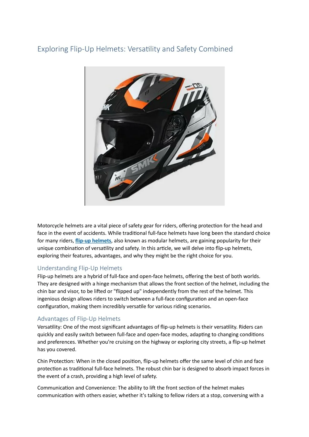 PPT - Exploring Flip-Up Helmets Versatility and Safety Combined ...
