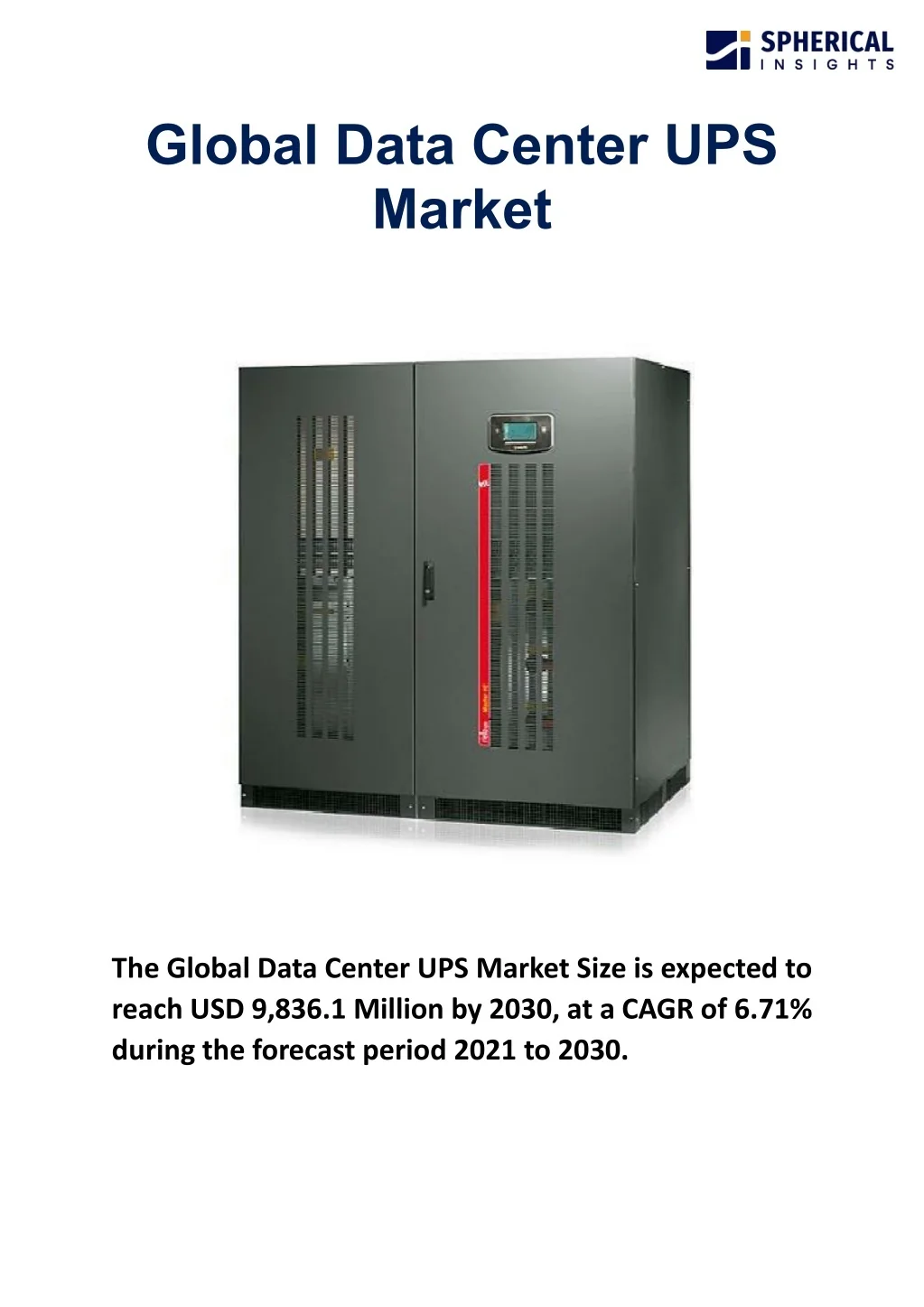 PPT - Global Data Center UPS Market PowerPoint Presentation, free ...