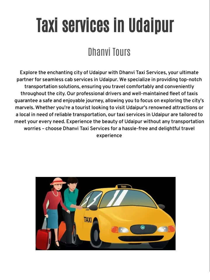 PPT - Taxi services in Udaipur PowerPoint Presentation, free download ... PPT - Taxi services in Udaipur PowerPoint Presentation, free download ...