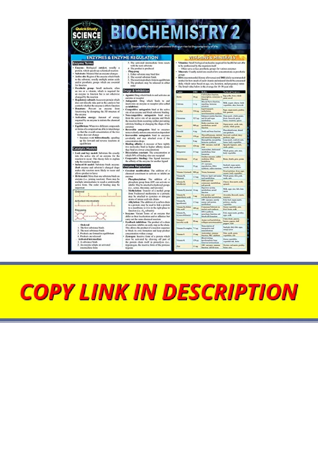 PPT - Download Biochemistry 2 Quickstudy Laminated Reference Guide for ...