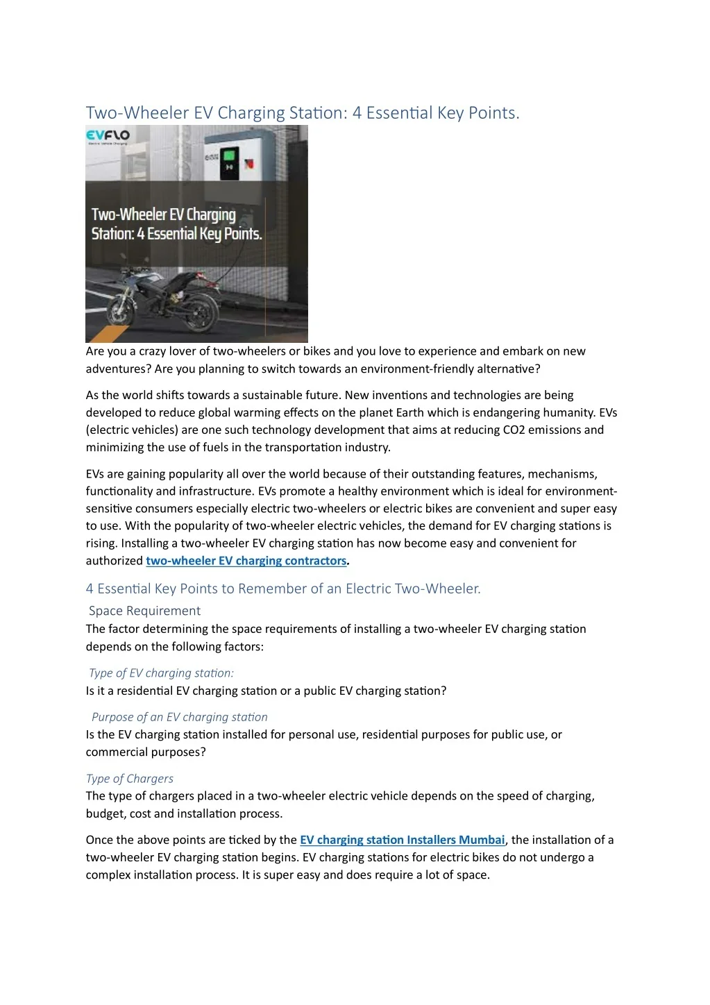 PPT - Two-Wheeler EV Charging Station 4 Essential Key Points PowerPoint ...