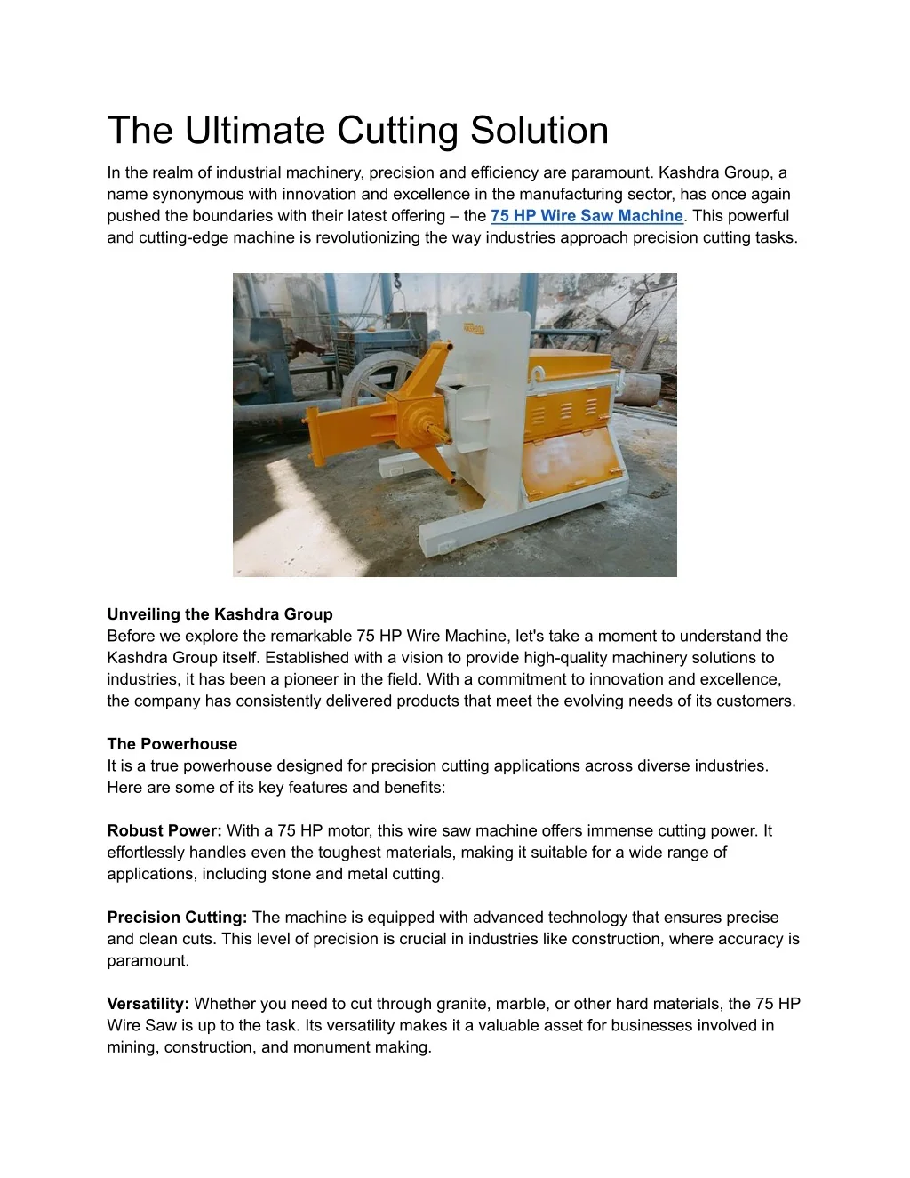 PPT - The Ultimate Cutting Solution PowerPoint Presentation, free ...
