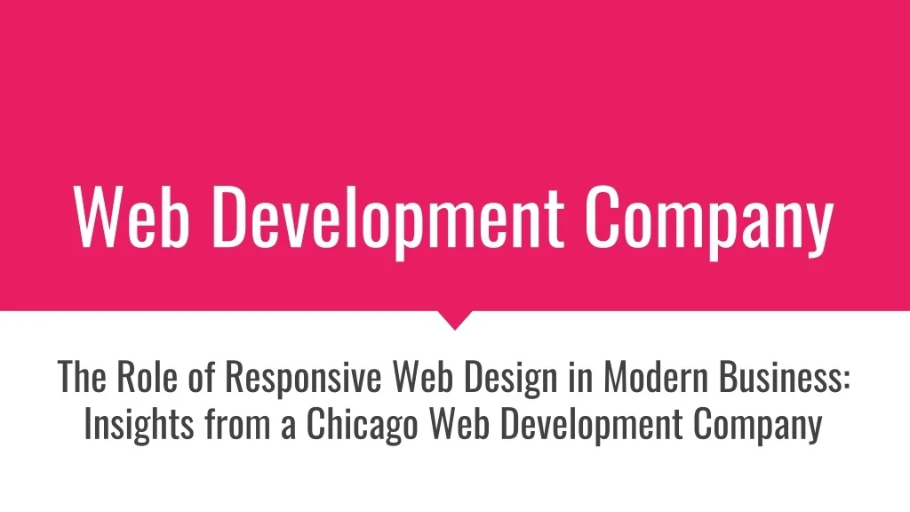 PPT - Web Development Company PowerPoint Presentation, free download ...
