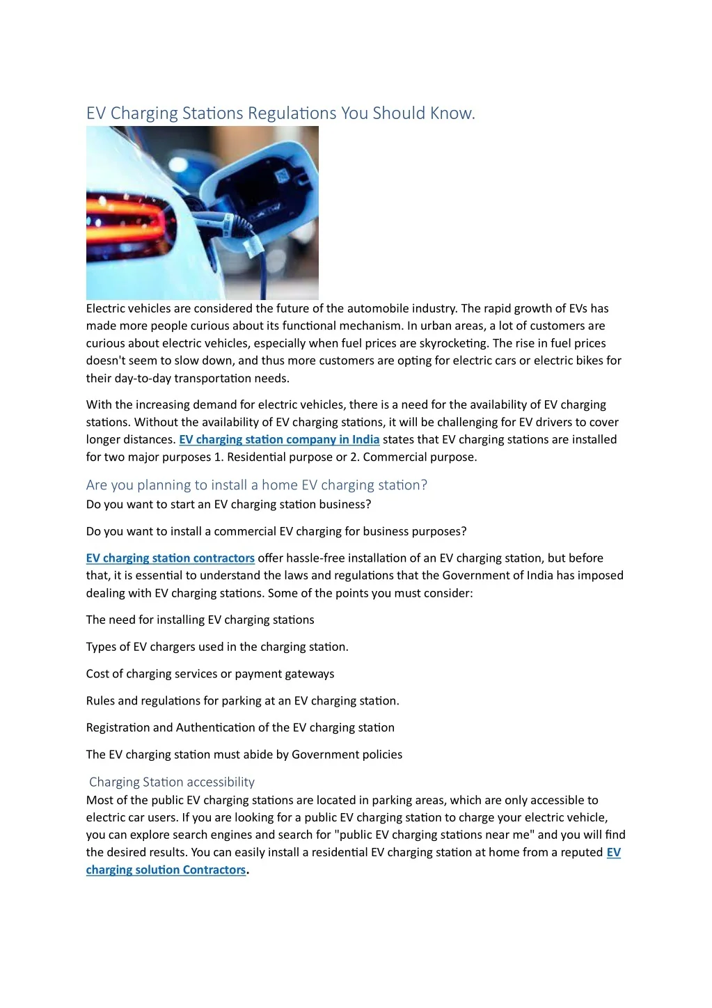 PPT - EV Charging Stations Regulations You Should Know PowerPoint ...