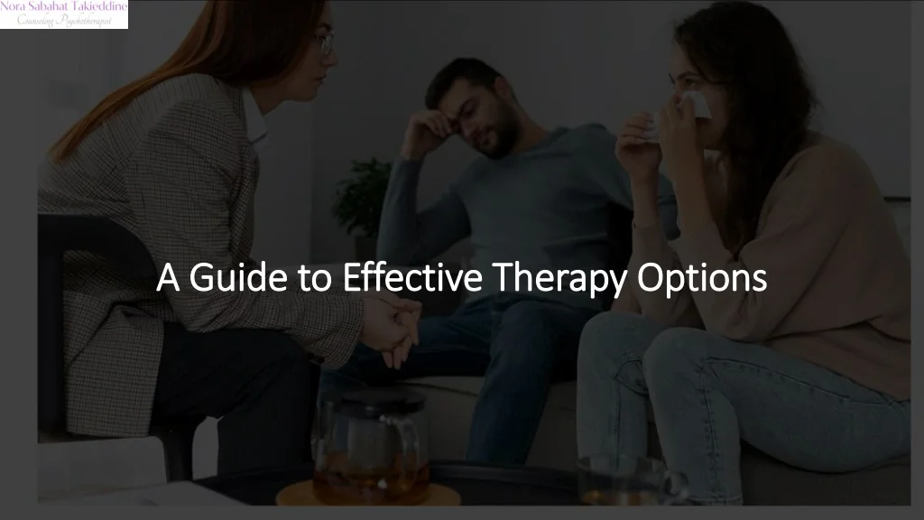 PPT - A Guide to Effective Therapy Options PowerPoint Presentation ...