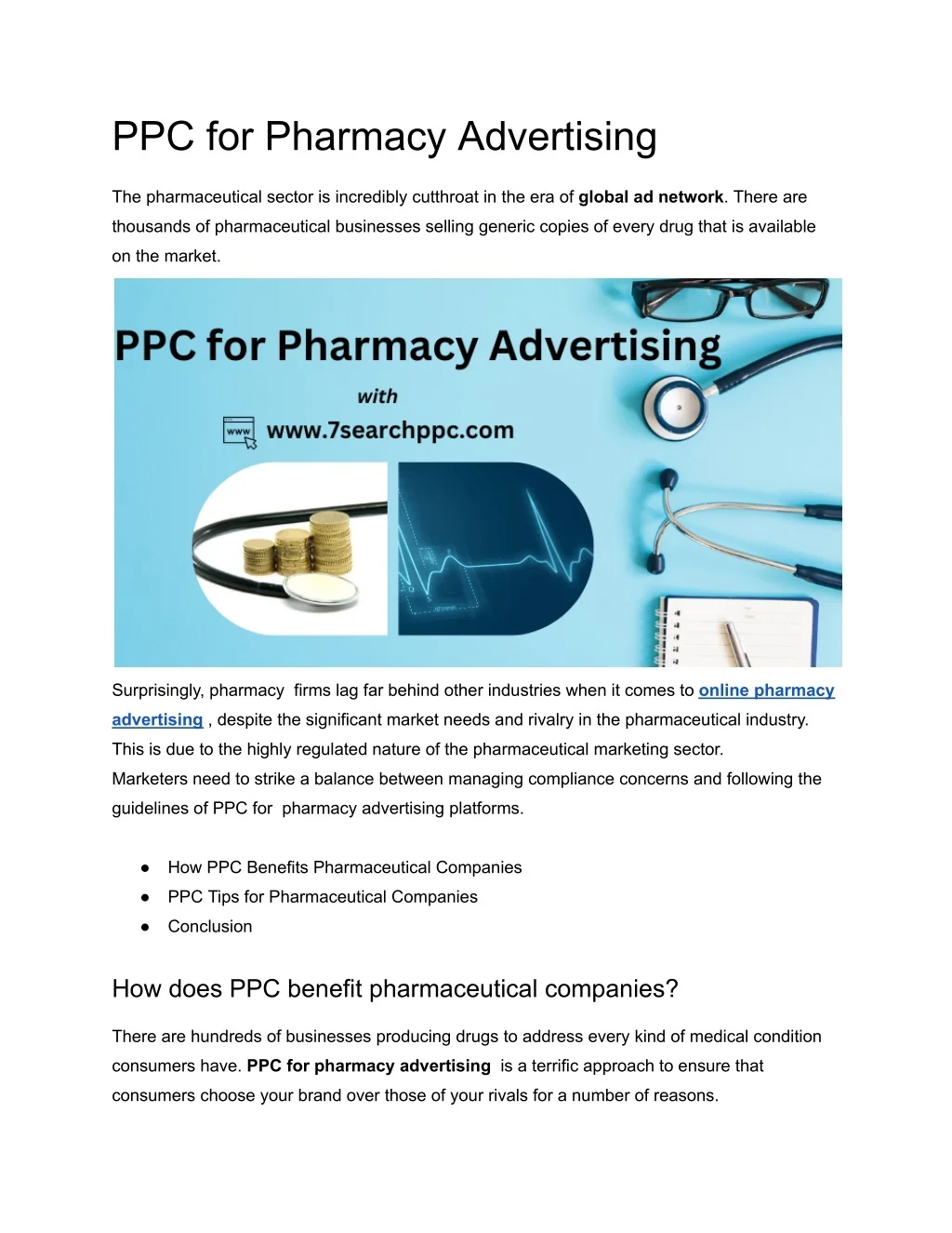 PPT - PPC for Pharmacy Advertising PowerPoint Presentation, free ...