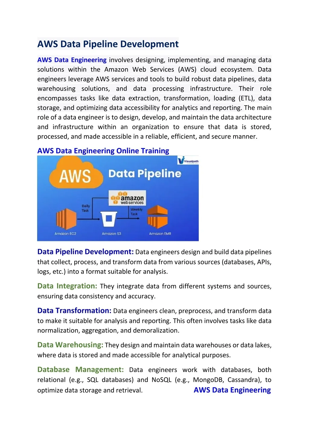 PPT - AWS Data Pipeline Development PowerPoint Presentation, free download - ID:12576106