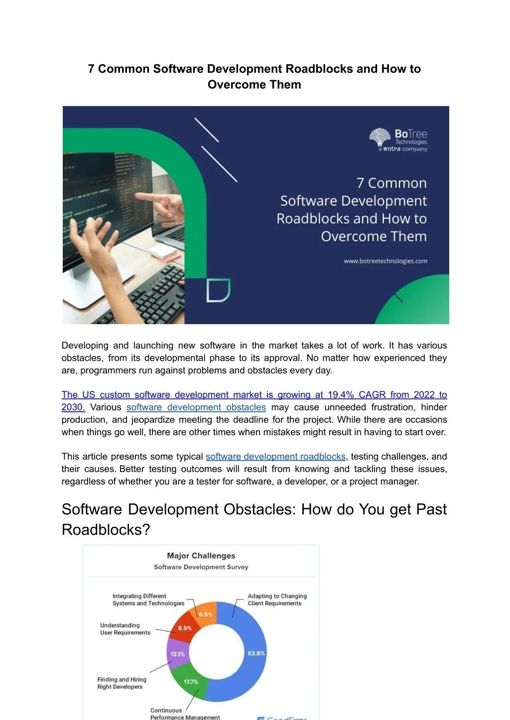 PPT - 7 Common Software Development Roadblocks and How to Overcome Them ...
