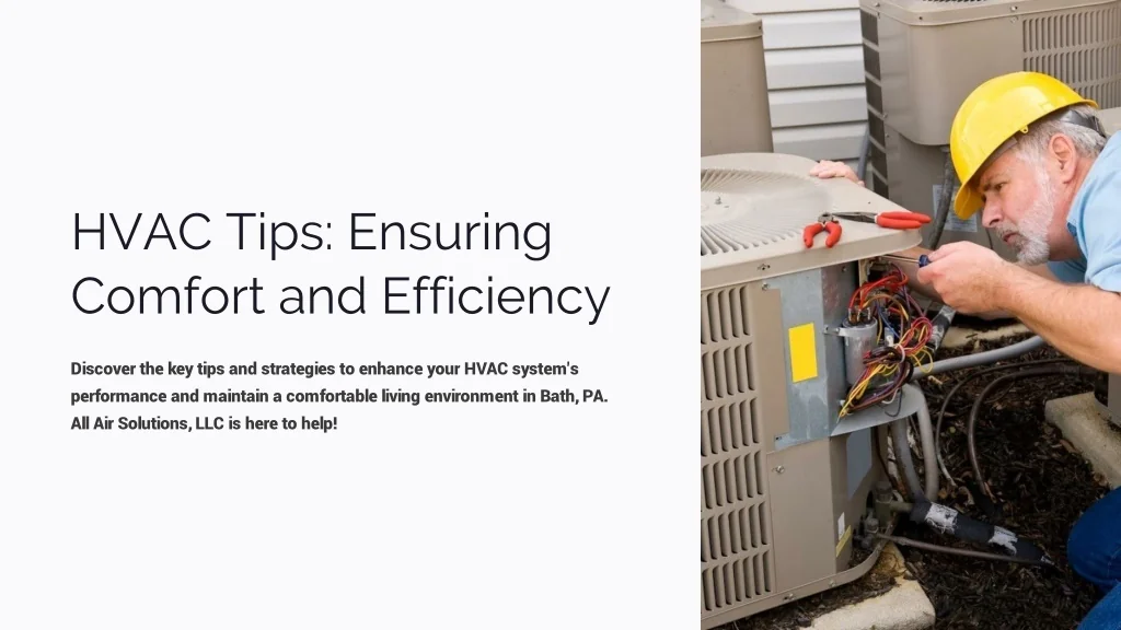 PPT - HVAC Tips: Ensuring Comfort and Efficiency PowerPoint ...