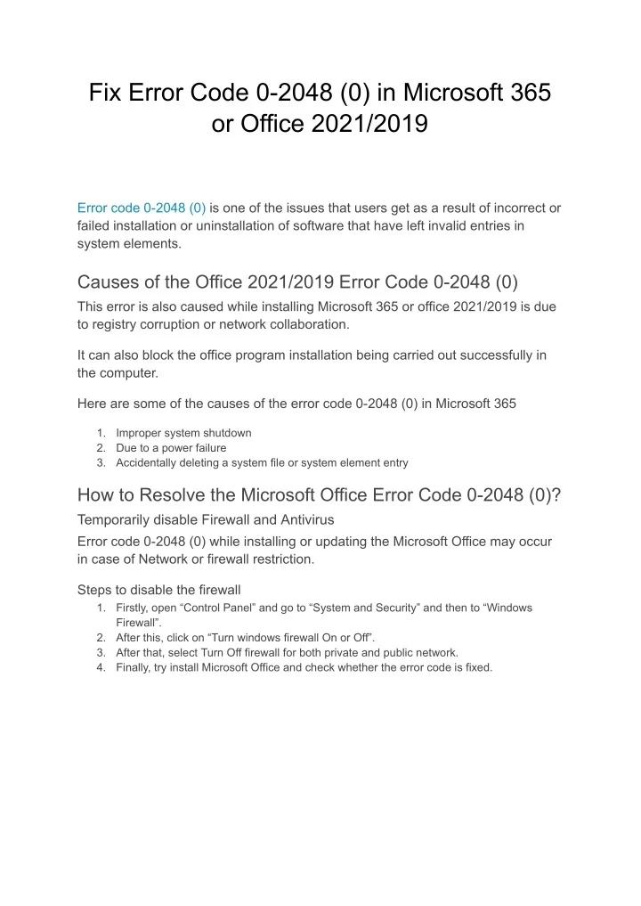 PPT Error Code 0 2048 0 PowerPoint Presentation Free Download ID PPT Error Code 0 2048 0 PowerPoint Presentation Free Download ID