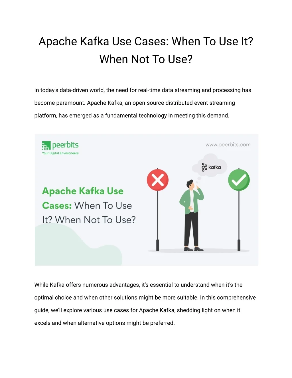 PPT - Apache Kafka Use Cases_ When To Use It_ When Not To Use ...