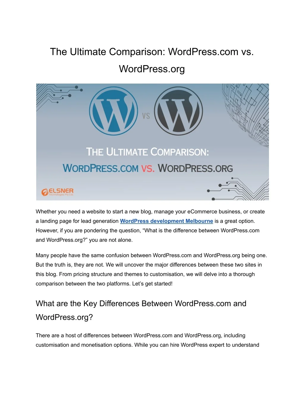 PPT - The Ultimate Comparison: WordPress.com vs. WordPress.org PowerPoint Presentation - ID:12589192