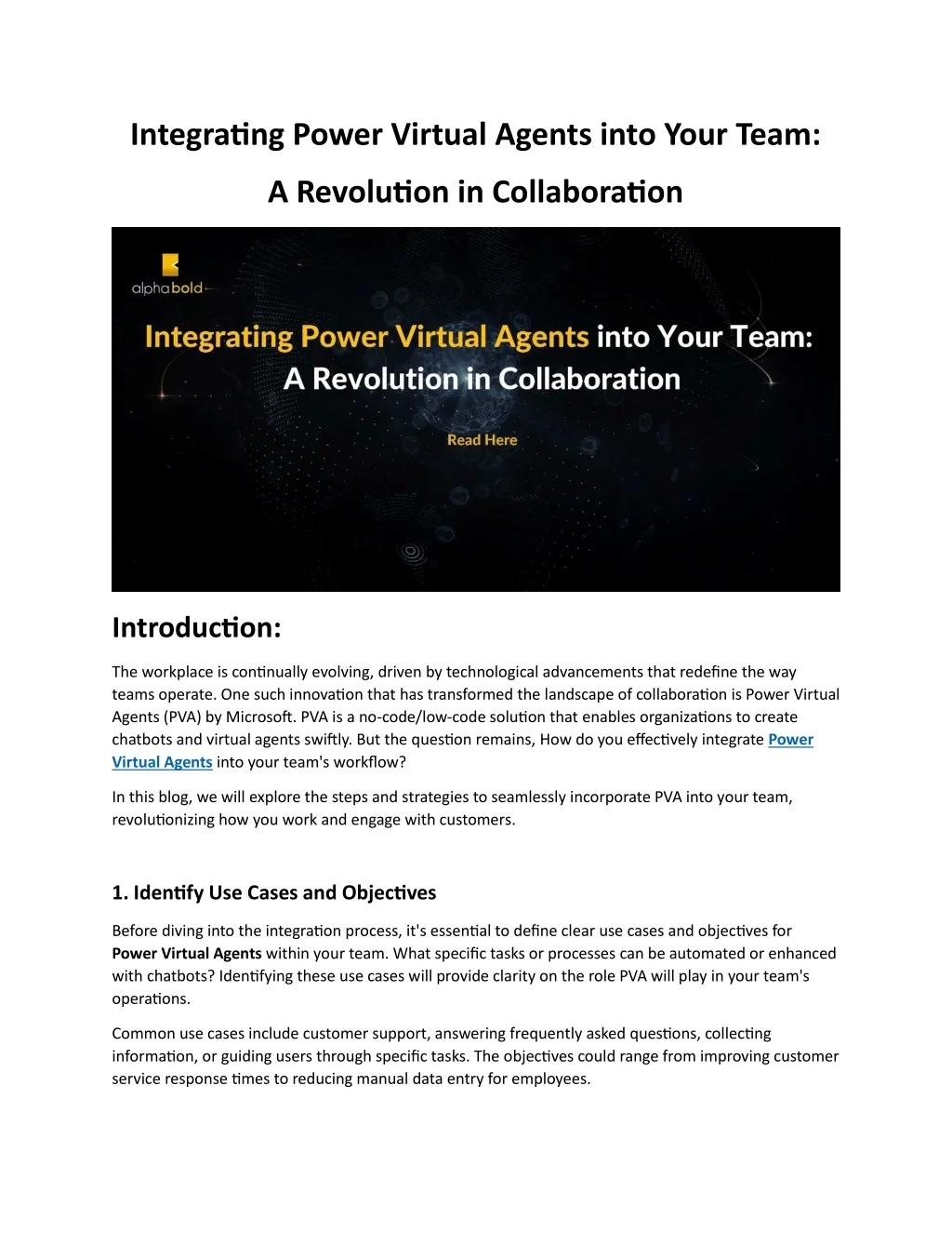 PPT - Integrating Power Virtual Agents into Your Team PowerPoint ...