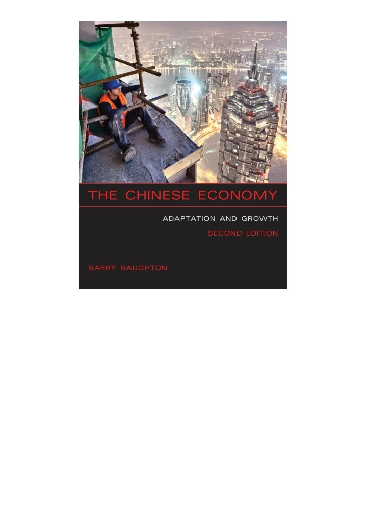 PPT - Download The Chinese Economy Second Edition Adaptation And Growth ...